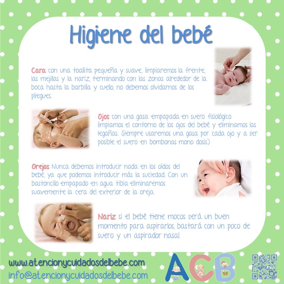 Higiene y cuidados del bebé - ACB