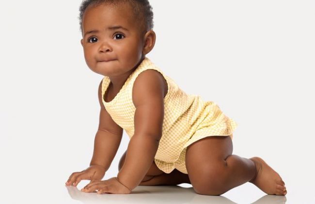 Bebes gateando - Imagui