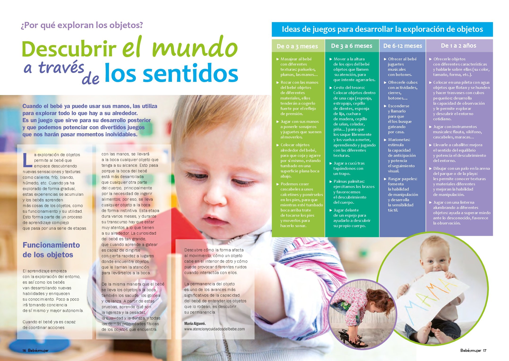 Bebé y mujer: Descubrir el mundo a través de los sentidos - ACB